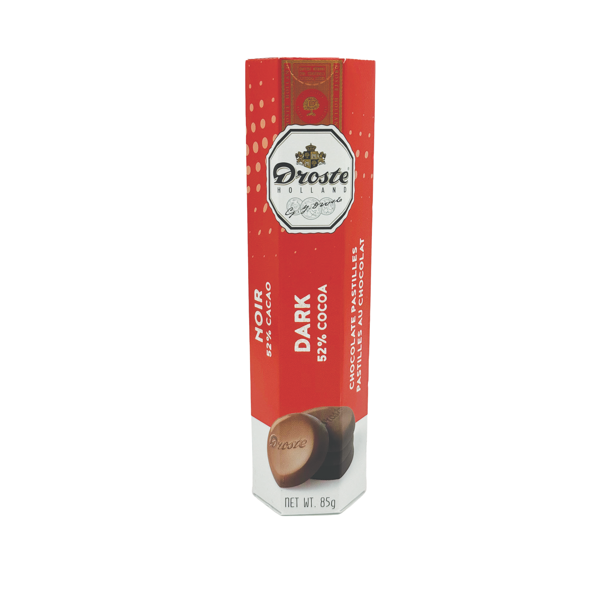 Droste Rolls Dark Chocolate 85 g | Waterbridge Confectionery Ltd.