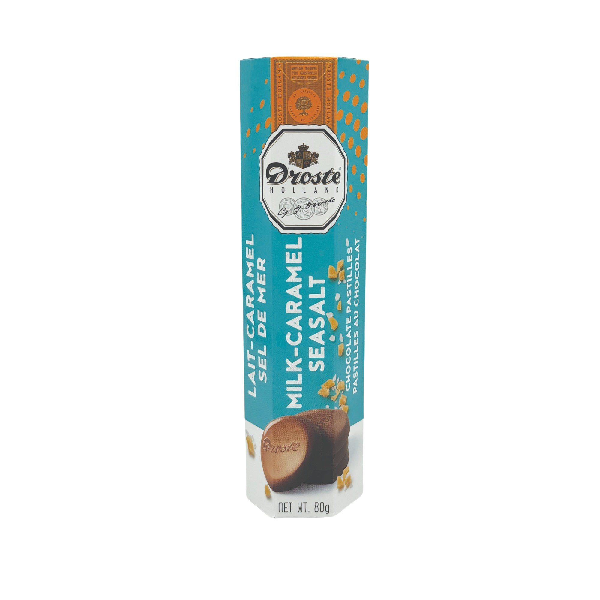Droste Rolls Caramel and Seasalt Milk Chocolate 85 g | Waterbridge ...