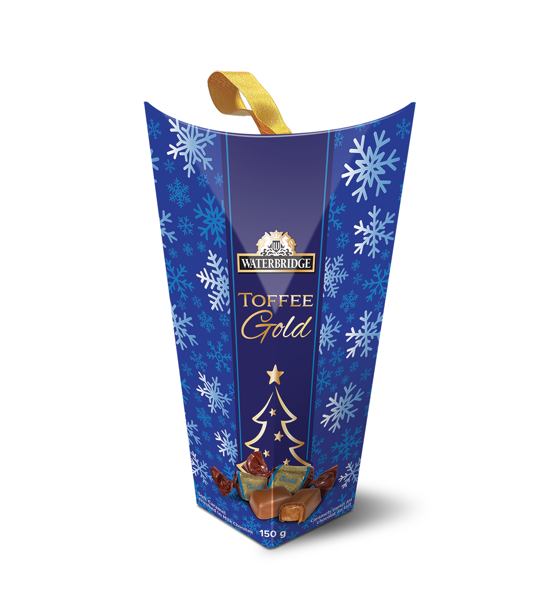 Toffee Gold Milk Chocolate Toffee 150 g | Waterbridge Confectionery Ltd.