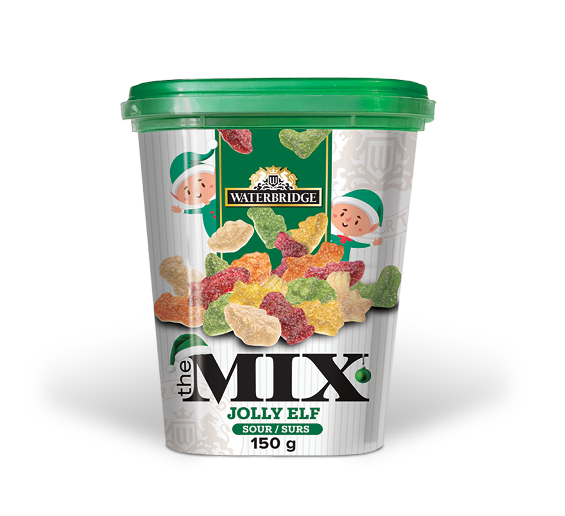 The Mix Jolly Elf Cup 150g | Waterbridge Confectionery Ltd.